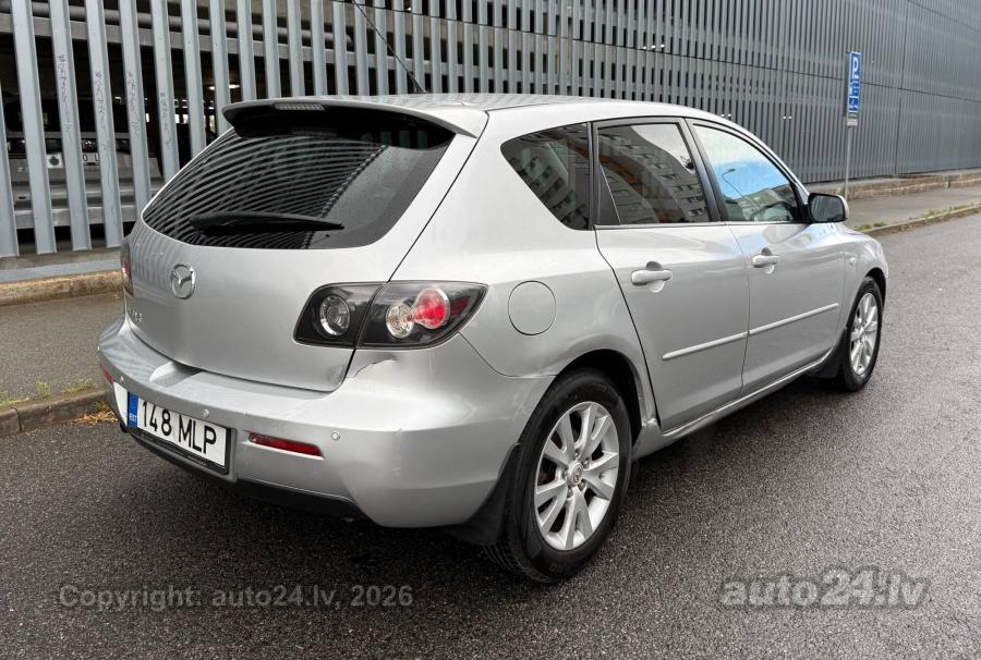 Grey Mazda 3 2008 in Tallinn, with an engine capacity of 1.60 L and mileage of 120 thousand km for 749 €, photo 8 on AUTOMOTO.COM.LV
