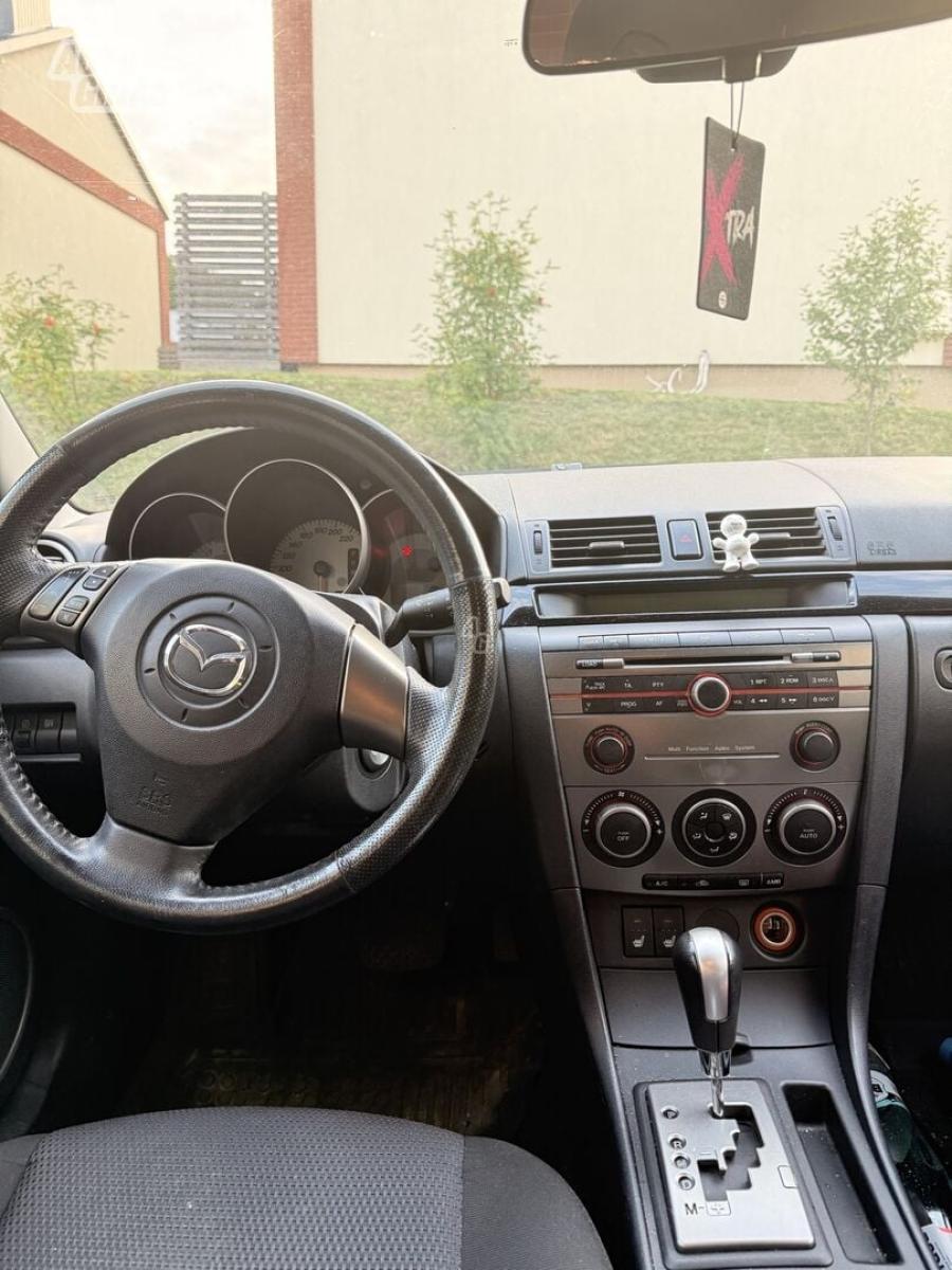 Grey Mazda 3 2008 in Vilnius, with an engine capacity of 1.60 L and mileage of 119 thousand km for 1600 €, photo 5 on AUTOMOTO.COM.LV