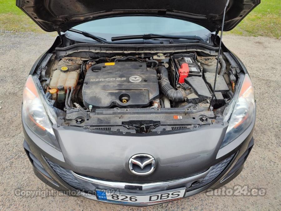 Grey Mazda 3 2009 in Tallinn, with an engine capacity of 2.20 L and mileage of 257 thousand km for 4500 €, photo 19 on AUTOMOTO.COM.LV