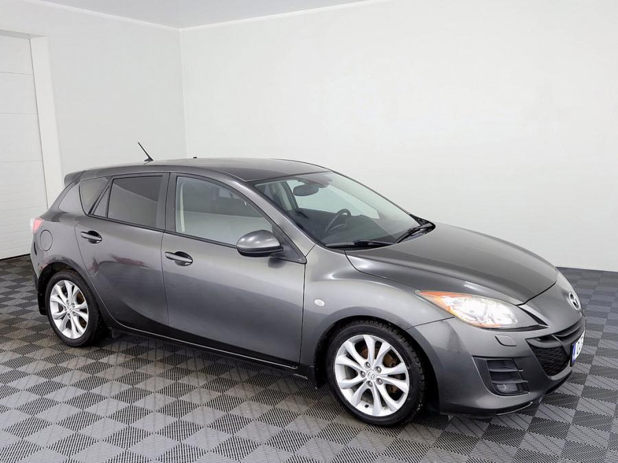 Grey Mazda 3 2010 in Tallinn, with an engine capacity of 1.60 L and mileage of 232 thousand km for 1299 €, photo 9 on AUTOMOTO.COM.LV