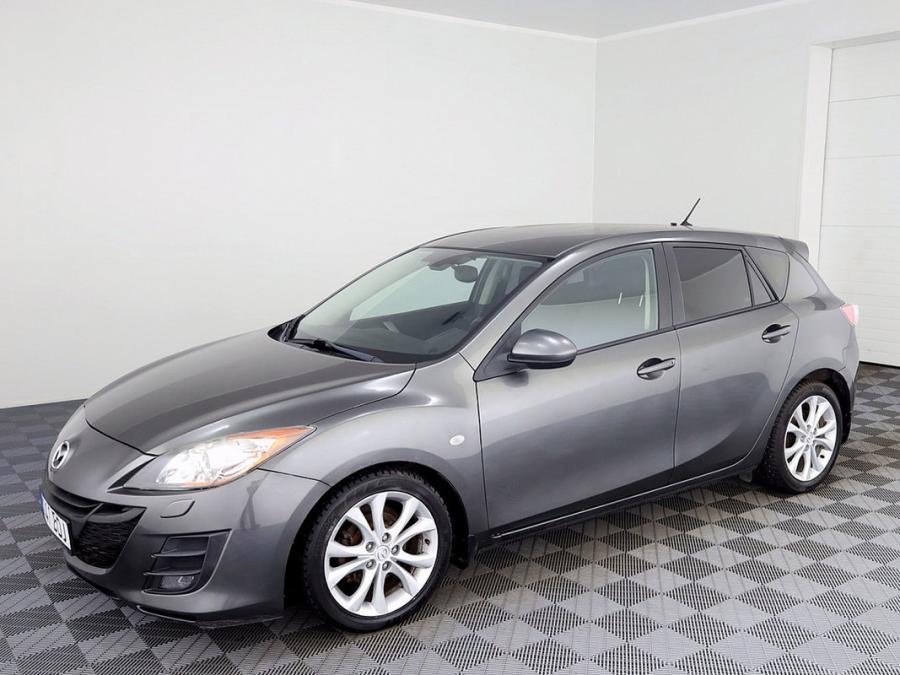 Grey Mazda 3 2010 in Tallinn, with an engine capacity of 1.60 L and mileage of 232 thousand km for 1299 €, photo 10 on AUTOMOTO.COM.LV
