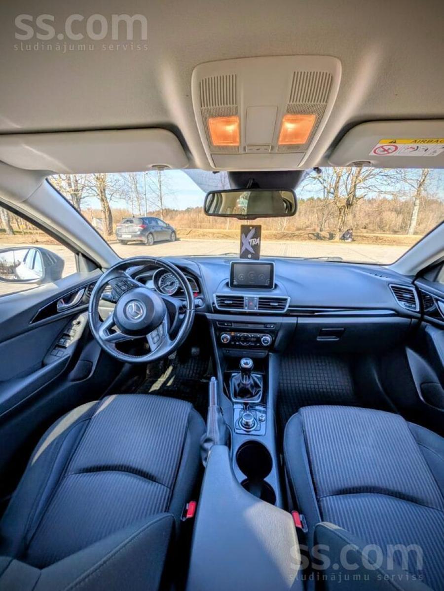 Pelēks Mazda 3 2014 Rīga, ar dzinēja tilpumu 2.00 L un nobraukumu 126 tūkst. km par 7000 €, foto 4 vietnē AUTOMOTO.COM.LV