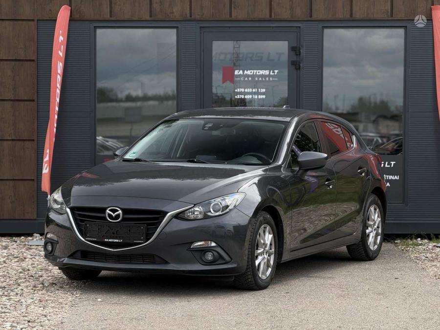 Pelēks Mazda 3 2014 Viļņa, ar dzinēja tilpumu 2.19 L un nobraukumu 251 tūkst. km par 5500 €, foto 1 vietnē AUTOMOTO.COM.LV