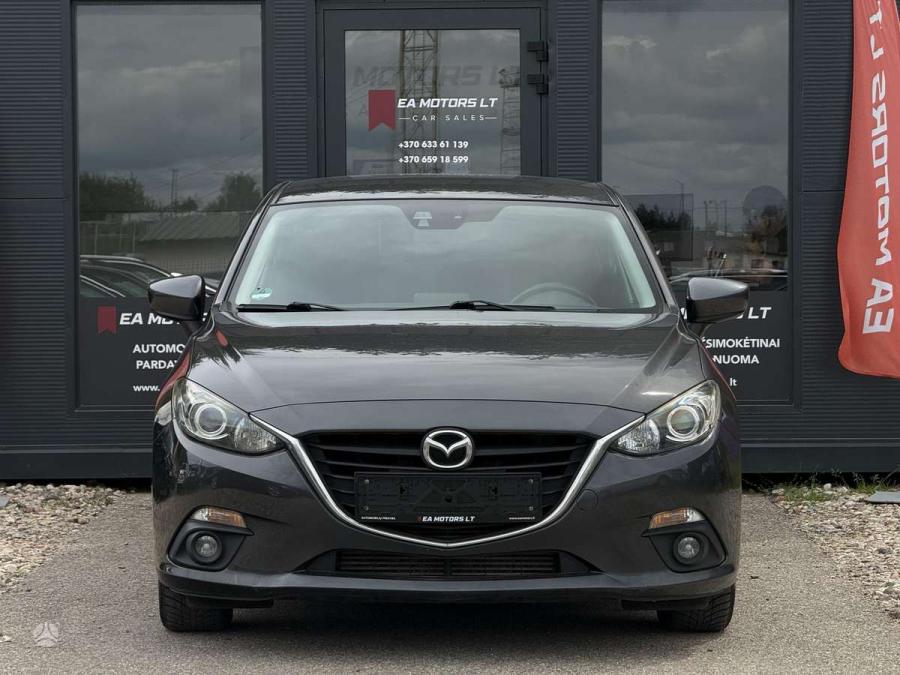 Pelēks Mazda 3 2014 Viļņa, ar dzinēja tilpumu 2.19 L un nobraukumu 251 tūkst. km par 5500 €, foto 3 vietnē AUTOMOTO.COM.LV