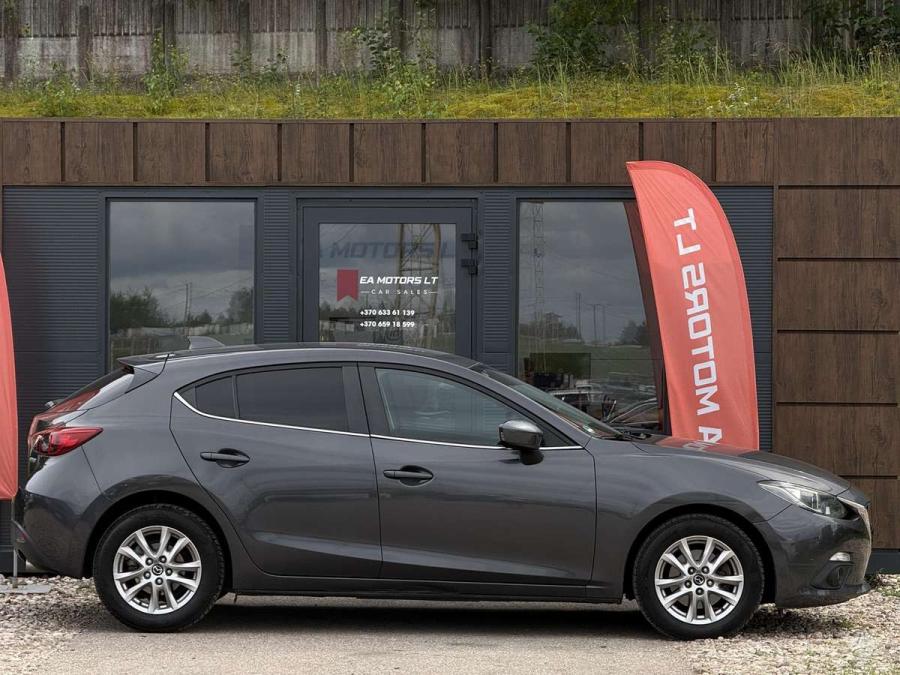 Pelēks Mazda 3 2014 Viļņa, ar dzinēja tilpumu 2.19 L un nobraukumu 251 tūkst. km par 5500 €, foto 5 vietnē AUTOMOTO.COM.LV