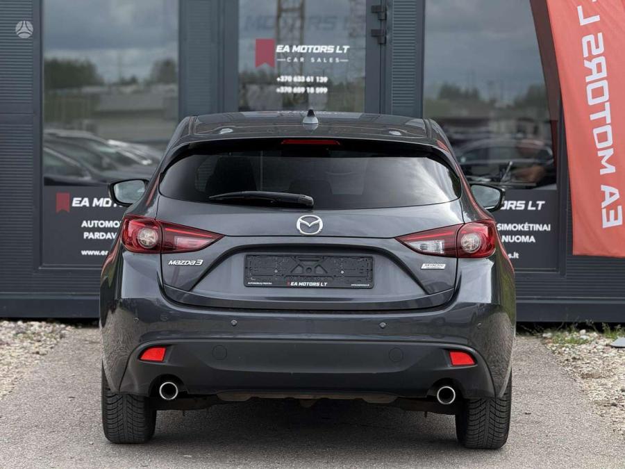 Pelēks Mazda 3 2014 Viļņa, ar dzinēja tilpumu 2.19 L un nobraukumu 251 tūkst. km par 5500 €, foto 7 vietnē AUTOMOTO.COM.LV