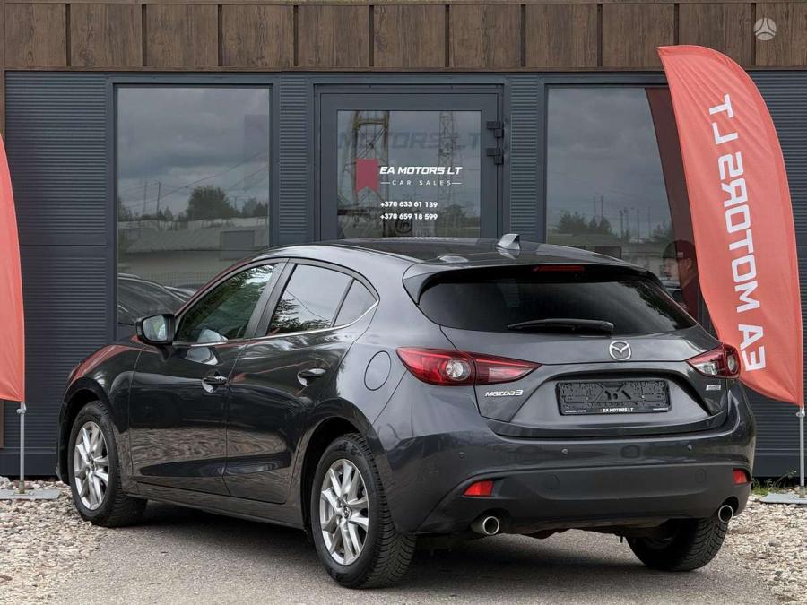 Pelēks Mazda 3 2014 Viļņa, ar dzinēja tilpumu 2.19 L un nobraukumu 251 tūkst. km par 5500 €, foto 8 vietnē AUTOMOTO.COM.LV