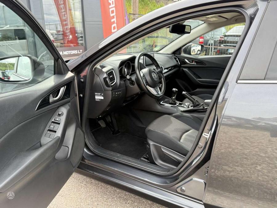 Pelēks Mazda 3 2014 Viļņa, ar dzinēja tilpumu 2.19 L un nobraukumu 251 tūkst. km par 5500 €, foto 19 vietnē AUTOMOTO.COM.LV