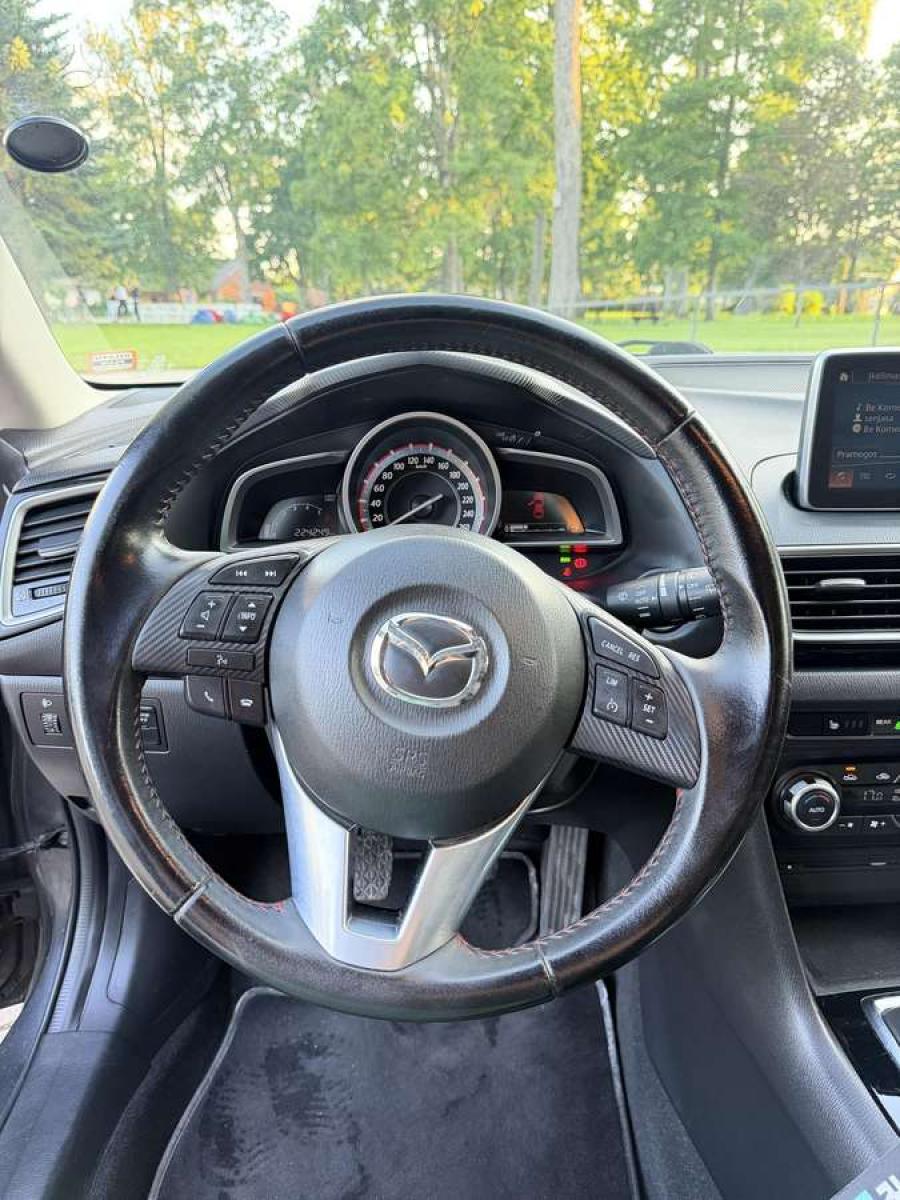 Pelēks Mazda 3 2014 Kauņa, ar dzinēja tilpumu 2.19 L un nobraukumu 224 tūkst. km par 4350 €, foto 17 vietnē AUTOMOTO.COM.LV