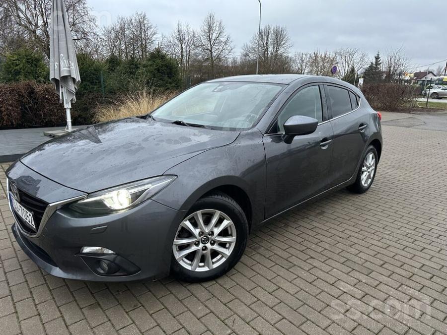 Grey Mazda 3 2015 in Riga, with an engine capacity of 2.20 L and mileage of 189 thousand km for 6950 €, photo 7 on AUTOMOTO.COM.LV