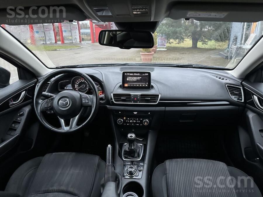 Grey Mazda 3 2015 in Riga, with an engine capacity of 2.20 L and mileage of 189 thousand km for 6950 €, photo 19 on AUTOMOTO.COM.LV