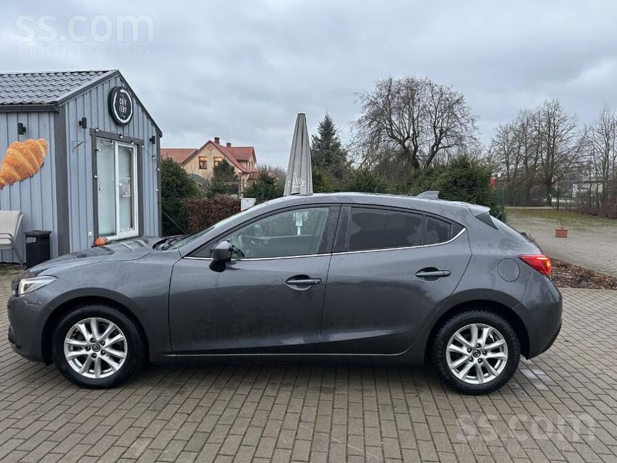 Grey Mazda 3 2015 in Riga, with an engine capacity of 2.20 L and mileage of 189 thousand km for 6950 €, photo 28 on AUTOMOTO.COM.LV