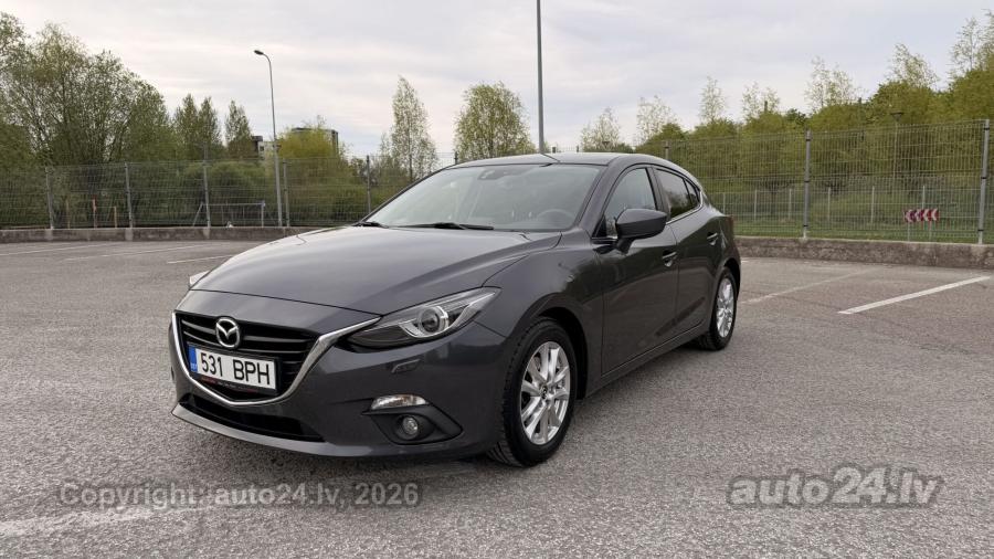 Grey Mazda 3 2015 in Tallinn, with an engine capacity of 2.00 L and mileage of 46 thousand km for 11900 €, photo 1 on AUTOMOTO.COM.LV