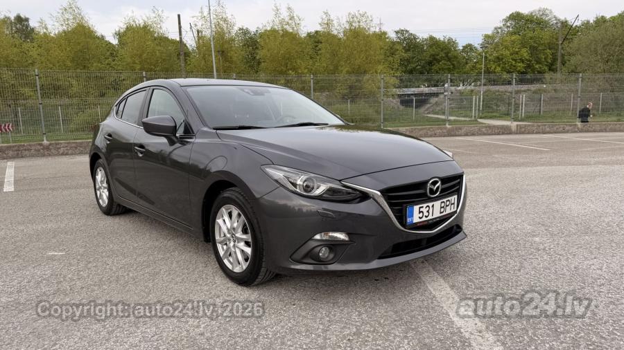 Grey Mazda 3 2015 in Tallinn, with an engine capacity of 2.00 L and mileage of 46 thousand km for 11900 €, photo 3 on AUTOMOTO.COM.LV
