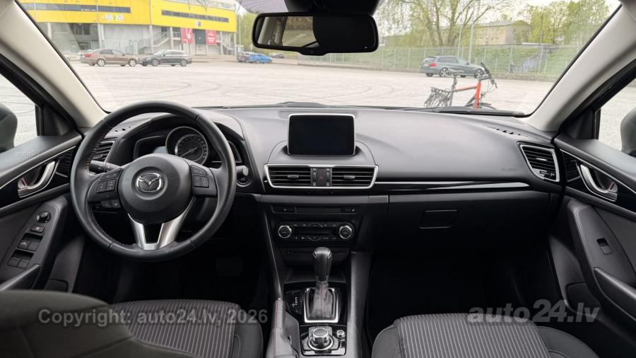 Grey Mazda 3 2015 in Tallinn, with an engine capacity of 2.00 L and mileage of 46 thousand km for 11900 €, photo 8 on AUTOMOTO.COM.LV