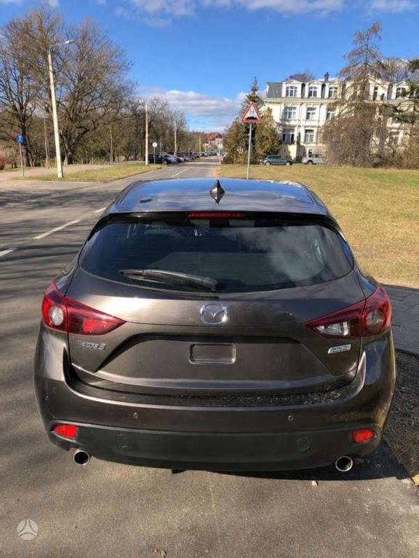 Grey Mazda 3 2015 in Vilnius, with an engine capacity of 2.00 L and mileage of 52 thousand km for 9000 €, photo 2 on AUTOMOTO.COM.LV