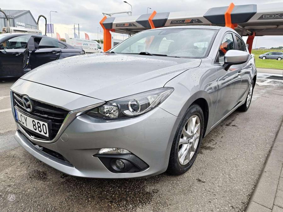 Pelēks Mazda 3 2015 Viļņa, ar dzinēja tilpumu 2.20 L un nobraukumu 234 tūkst. km par 5250 €, foto 1 vietnē AUTOMOTO.COM.LV