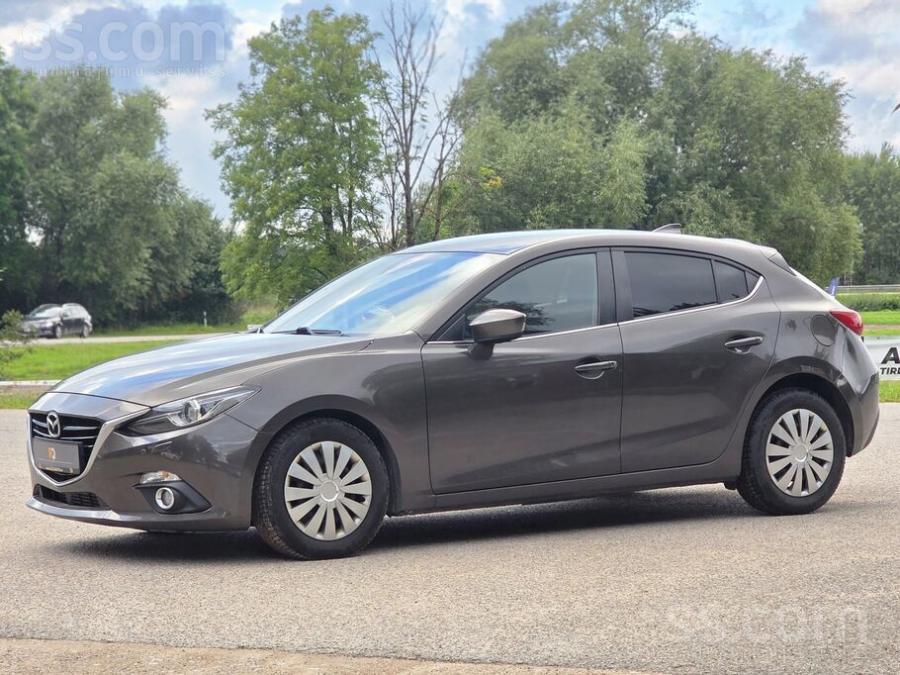 Grey Mazda 3 2015 in Liepaja, with an engine capacity of 2.20 L and mileage of 221 thousand km for 6200 €, photo 4 on AUTOMOTO.COM.LV