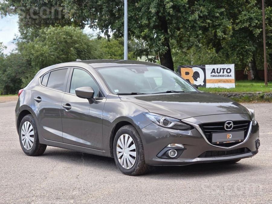 Grey Mazda 3 2015 in Liepaja, with an engine capacity of 2.20 L and mileage of 221 thousand km for 6200 €, photo 7 on AUTOMOTO.COM.LV