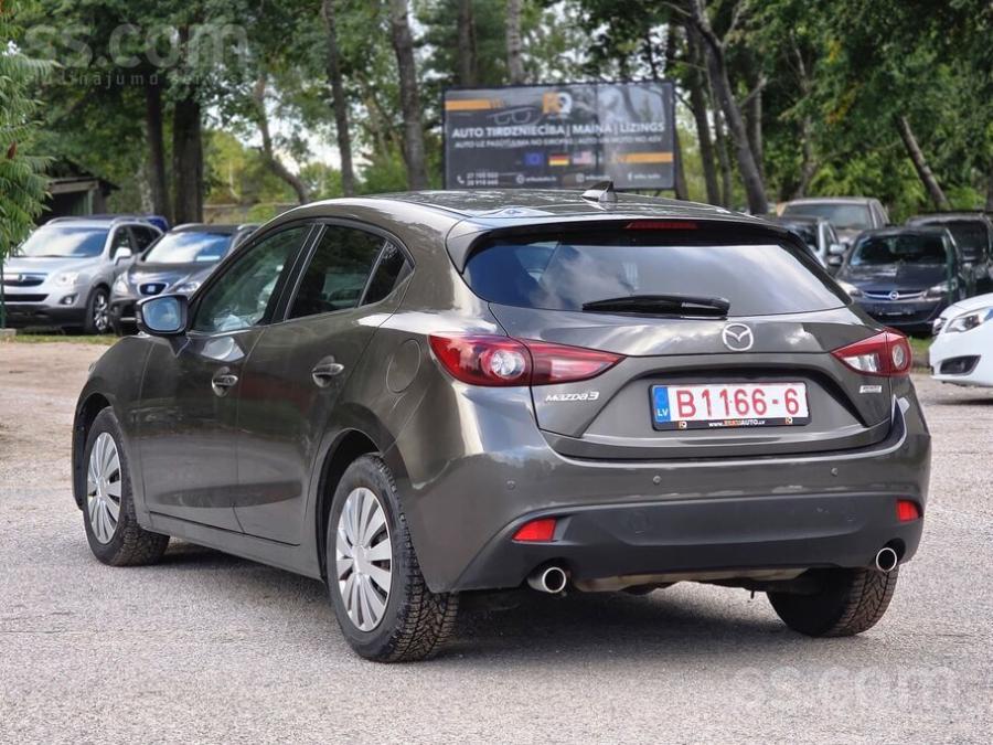 Grey Mazda 3 2015 in Liepaja, with an engine capacity of 2.20 L and mileage of 221 thousand km for 6200 €, photo 8 on AUTOMOTO.COM.LV