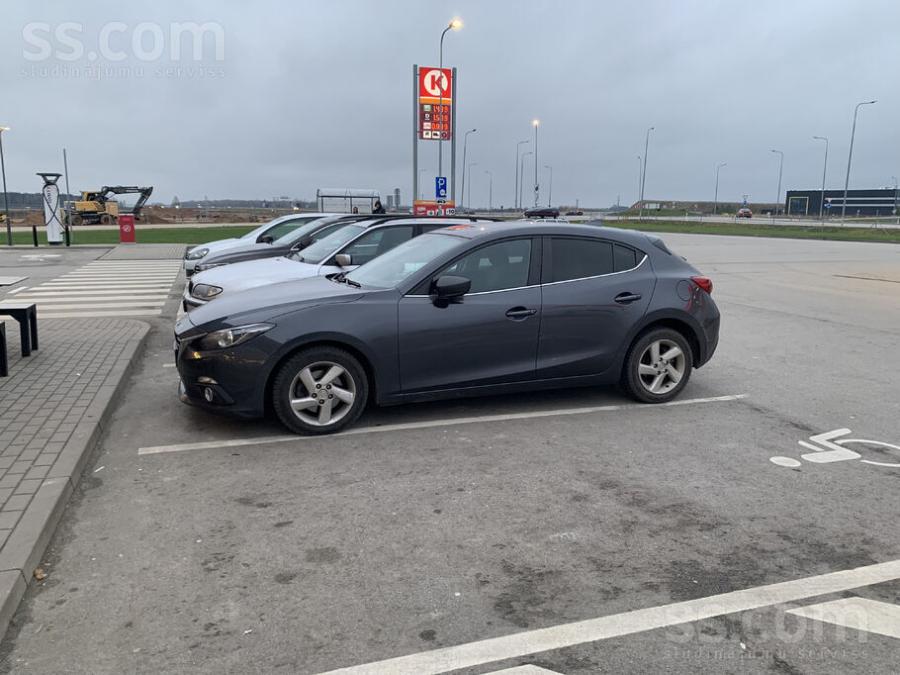 Grey Mazda 3 2016 in Riga, with an engine capacity of 2.20 L and mileage of 158 thousand km for 5000 €, photo 13 on AUTOMOTO.COM.LV