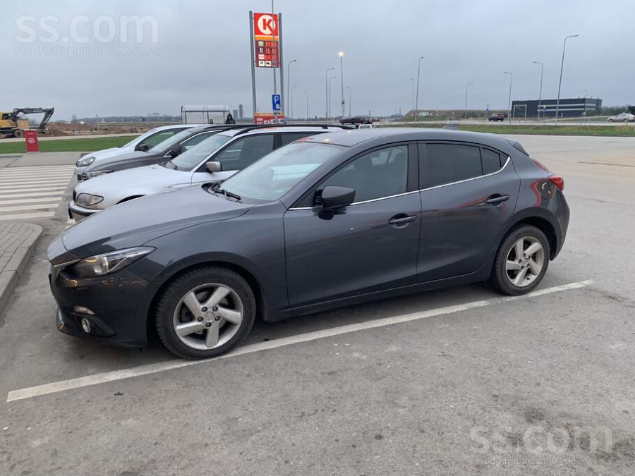 Grey Mazda 3 2016 in Riga, with an engine capacity of 2.20 L and mileage of 158 thousand km for 5000 €, photo 14 on AUTOMOTO.COM.LV