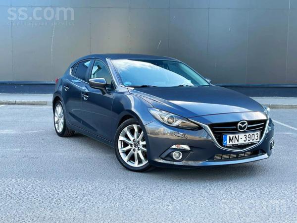 Grey Mazda 3 2016 in Riga, with an engine capacity of 2.20 L and mileage of 161 thousand km for 4900 €, photo 2 on AUTOMOTO.COM.LV