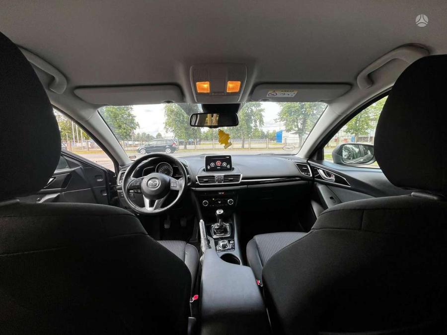 Pelēks Mazda 3 2016 Marijampole, ar dzinēja tilpumu 2.00 L un nobraukumu 166 tūkst. km par 8300 €, foto 11 vietnē AUTOMOTO.COM.LV