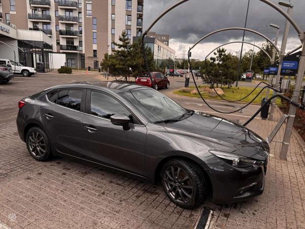 Pelēks Mazda 3 2018 Viļņa, ar dzinēja tilpumu 2.00 L un nobraukumu 193 tūkst. km par 6500 €, foto 5 vietnē AUTOMOTO.COM.LV