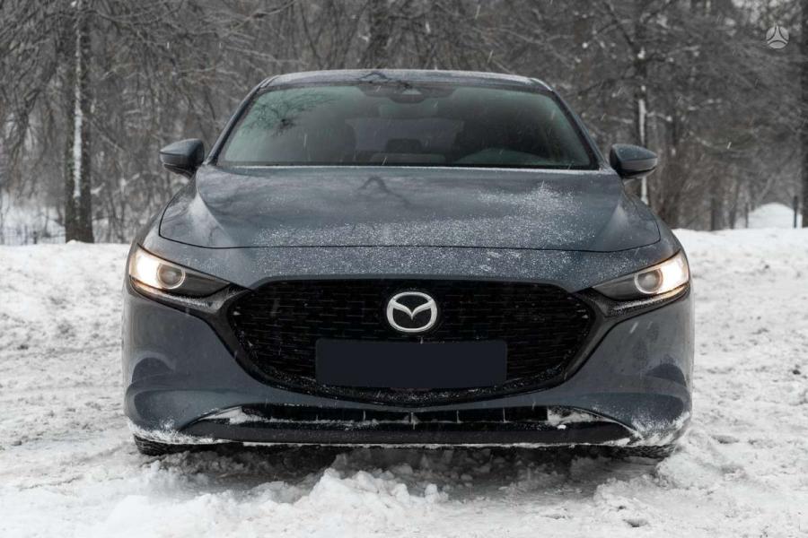 Pelēks Mazda 3 2019 Viļņa, ar dzinēja tilpumu 2.49 L un nobraukumu 104 tūkst. km par 16999 €, foto 2 vietnē AUTOMOTO.COM.LV