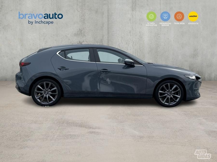 Pelēks Mazda 3 2019 Kauņa, ar dzinēja tilpumu 2.00 L un nobraukumu 99 tūkst. km par 16999 €, foto 6 vietnē AUTOMOTO.COM.LV