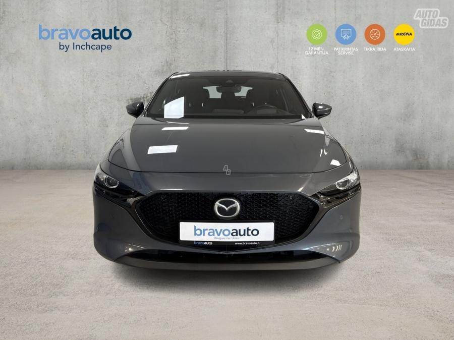 Grey Mazda 3 2019 in Vilnius, with an engine capacity of 2.00 L and mileage of 116 thousand km for 16500 €, photo 7 on AUTOMOTO.COM.LV