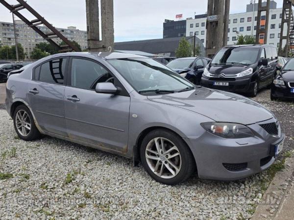 Grey Mazda 3 2005 in Tallinn, with an engine capacity of 1.60 L and mileage of 138 thousand km for 599 €, photo 1 on AUTOMOTO.COM.LV