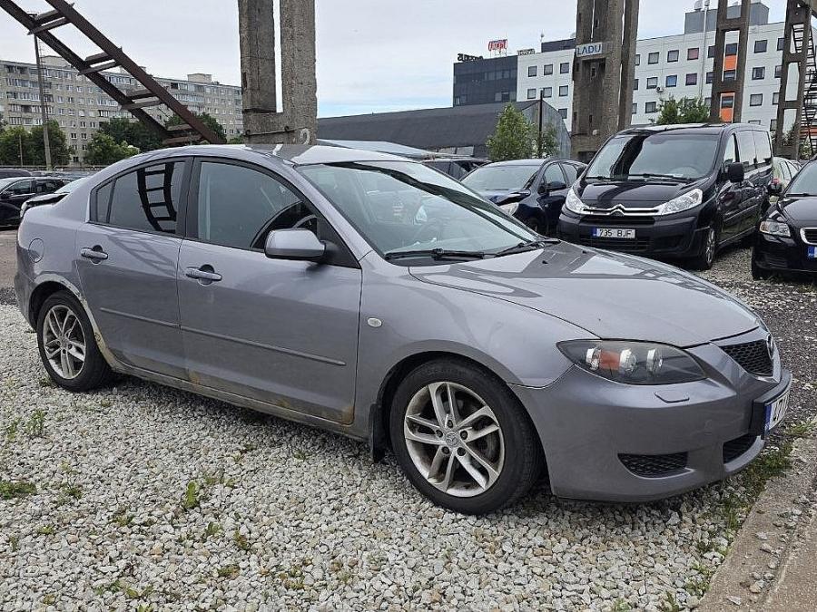 Grey Mazda 3 2005 in Tallinn, with an engine capacity of 1.60 L and mileage of 138 thousand km for 499 €, photo 9 on AUTOMOTO.COM.LV