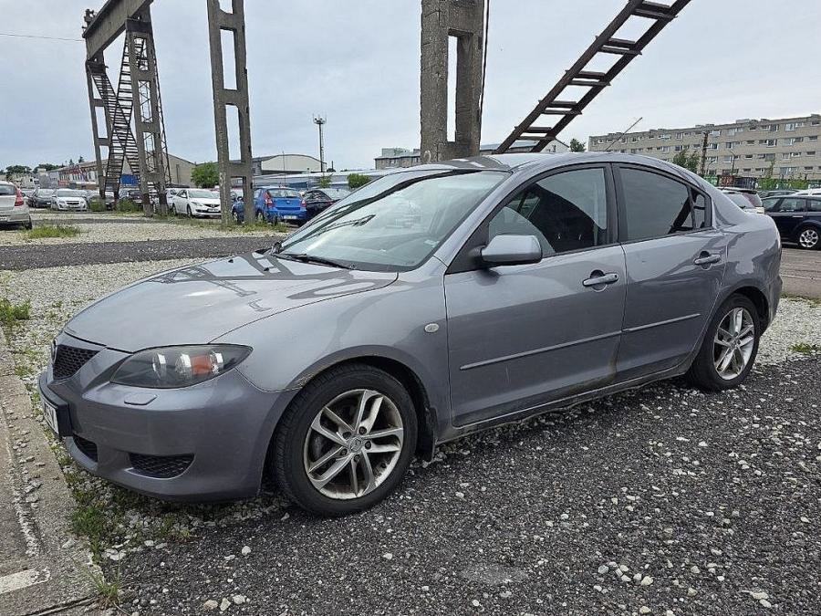 Grey Mazda 3 2005 in Tallinn, with an engine capacity of 1.60 L and mileage of 138 thousand km for 499 €, photo 10 on AUTOMOTO.COM.LV