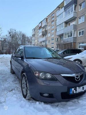 Pelēks Mazda 3 2006 Kauņa, ar dzinēja tilpumu 1.60 L un nobraukumu 203 tūkst. km par 1750 €, foto 2 vietnē AUTOMOTO.COM.LV