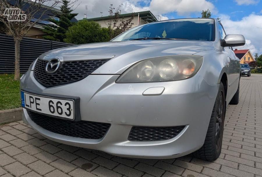 Серый Мазда 3 2006 в Вильнюс, объемом двигателя 1.60 л и пробегом 217 тыс. км за 750 €, фото 18 на AUTOMOTO.COM.LV