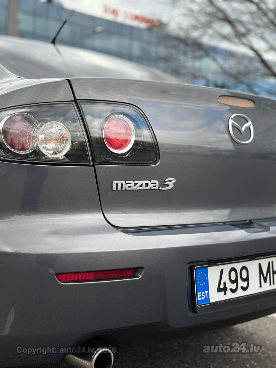 Grey Mazda 3 2007 in Tallinn, with an engine capacity of 2.30 L and mileage of 131 thousand km for 1499 €, photo 8 on AUTOMOTO.COM.LV