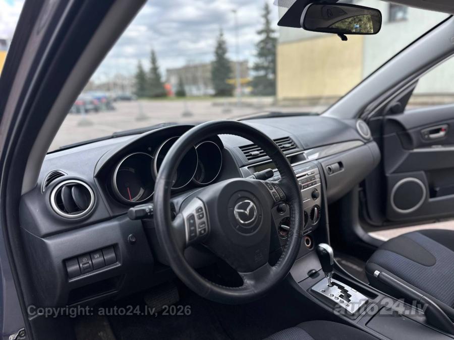 Grey Mazda 3 2007 in Tallinn, with an engine capacity of 2.30 L and mileage of 131 thousand km for 1499 €, photo 20 on AUTOMOTO.COM.LV