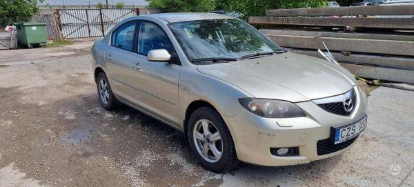Grey Mazda 3 2007 in Vilnius, with an engine capacity of 1.60 L and mileage of 72 thousand km for 1250 €, photo 1 on AUTOMOTO.COM.LV