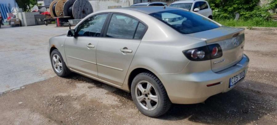 Grey Mazda 3 2007 in Vilnius, with an engine capacity of 1.60 L and mileage of 72 thousand km for 1250 €, photo 6 on AUTOMOTO.COM.LV
