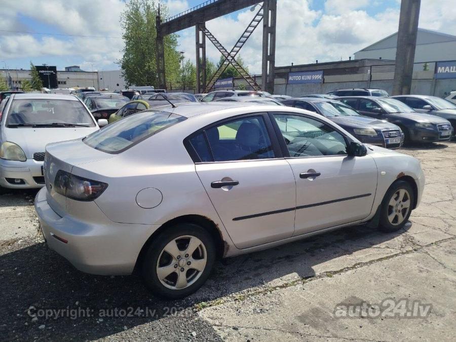 Grey Mazda 3 2007 in Tallinn, with an engine capacity of 1.60 L and mileage of 173 thousand km for 499 €, photo 4 on AUTOMOTO.COM.LV