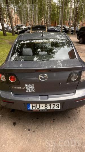Pelēks Mazda 3 2007 Rīga, ar dzinēja tilpumu 1.60 L un nobraukumu 210 tūkst. km par 1000 €, foto 9 vietnē AUTOMOTO.COM.LV