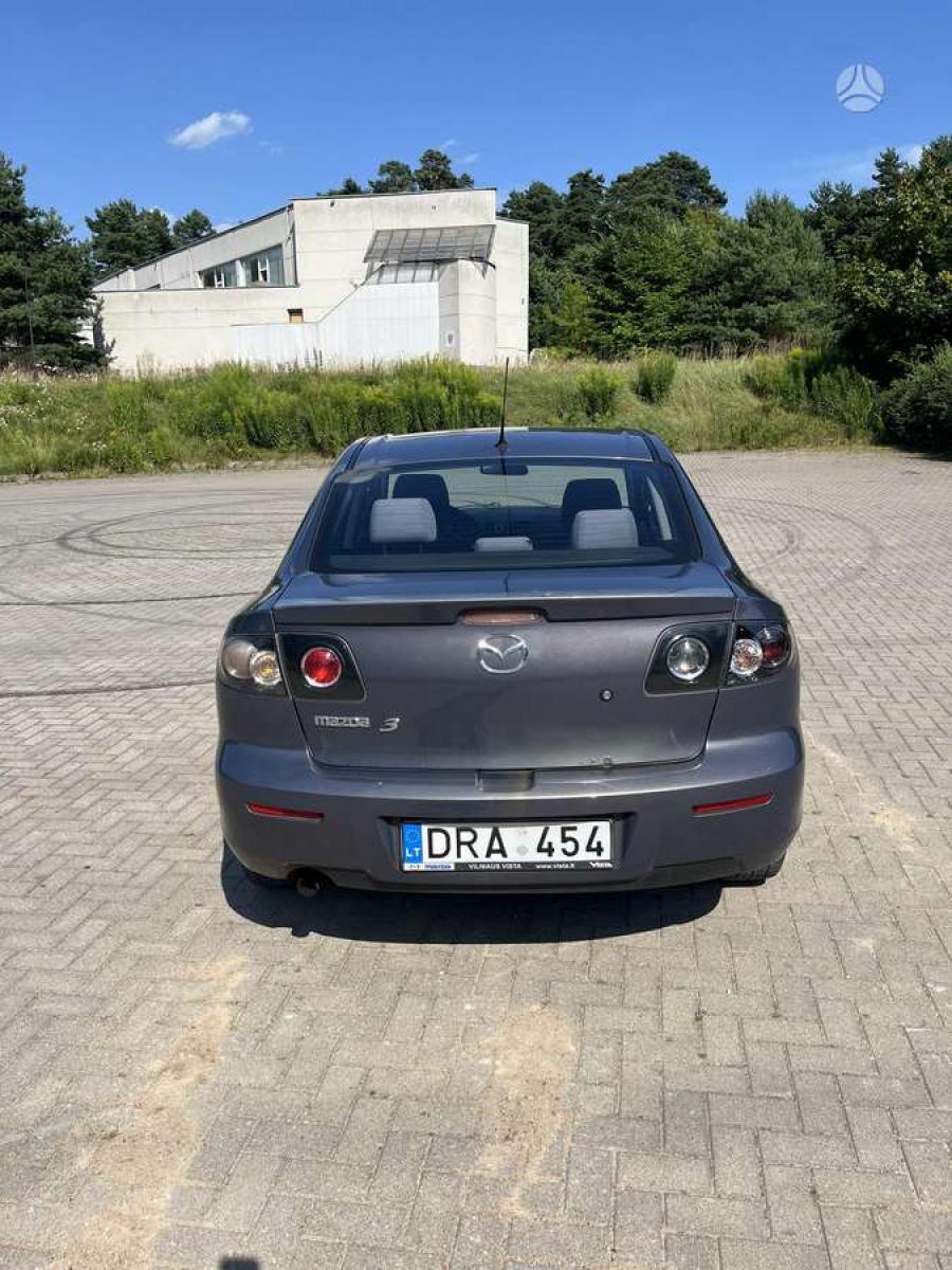 Серый Мазда 3 2008 в Вильнюс, объемом двигателя 1.60 л и пробегом 156 тыс. км за 600 €, фото 5 на AUTOMOTO.COM.LV