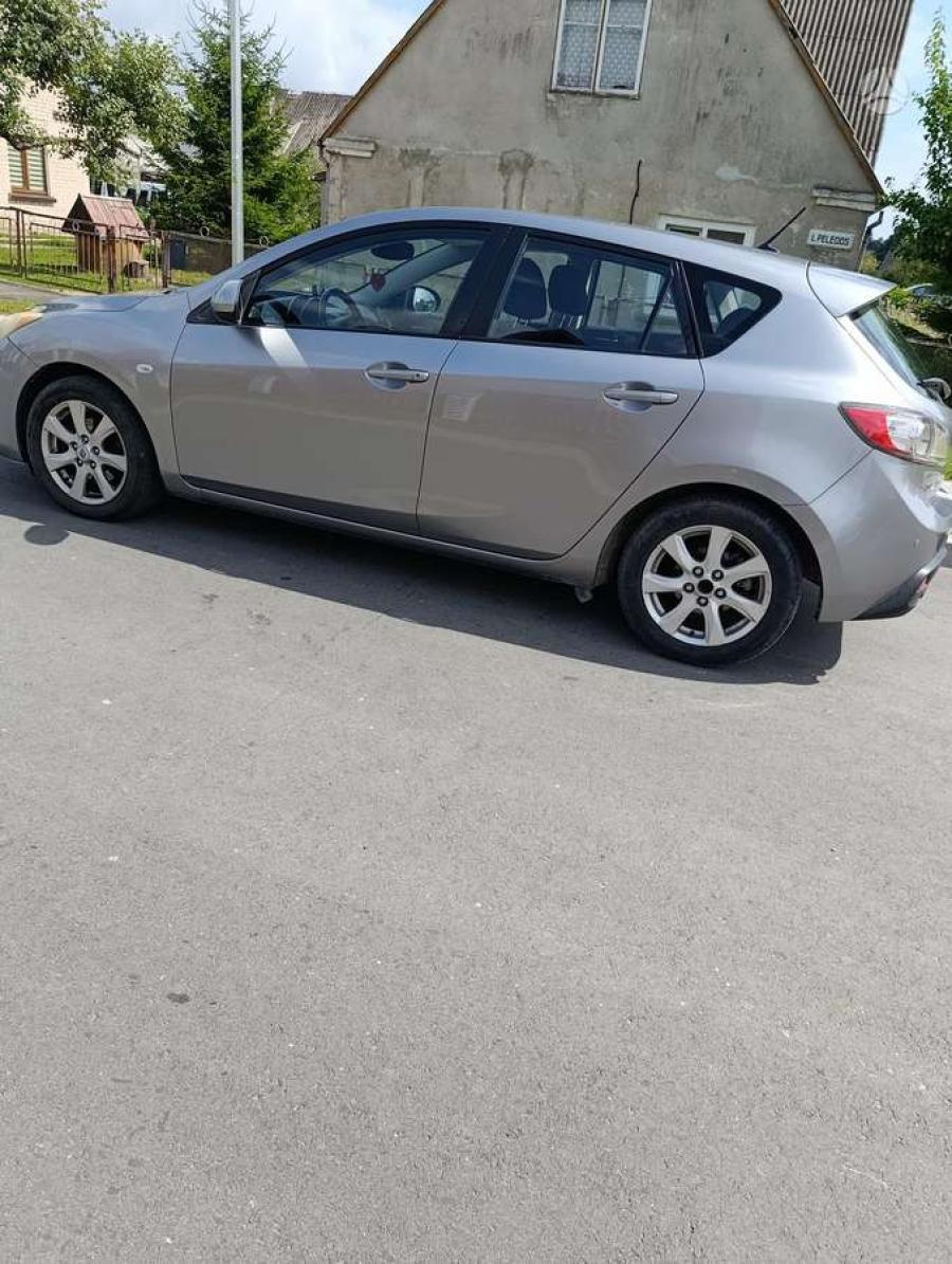 Pelēks Mazda 3 2009 Kuršėnai, ar dzinēja tilpumu 1.60 L un nobraukumu 270 tūkst. km par 1700 €, foto 5 vietnē AUTOMOTO.COM.LV