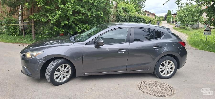 Grey Mazda 3 2014 in Vilnius, with an engine capacity of 2.00 L and mileage of 69 thousand km for 6000 €, photo 8 on AUTOMOTO.COM.LV
