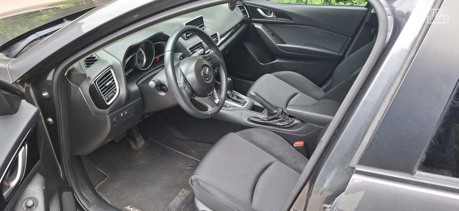 Grey Mazda 3 2014 in Vilnius, with an engine capacity of 2.00 L and mileage of 69 thousand km for 6000 €, photo 12 on AUTOMOTO.COM.LV