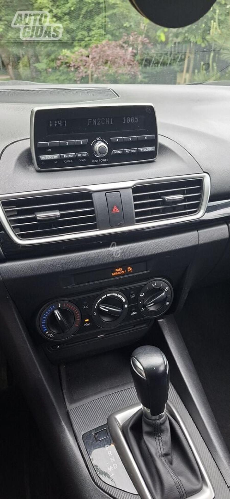 Grey Mazda 3 2014 in Vilnius, with an engine capacity of 2.00 L and mileage of 69 thousand km for 6000 €, photo 15 on AUTOMOTO.COM.LV