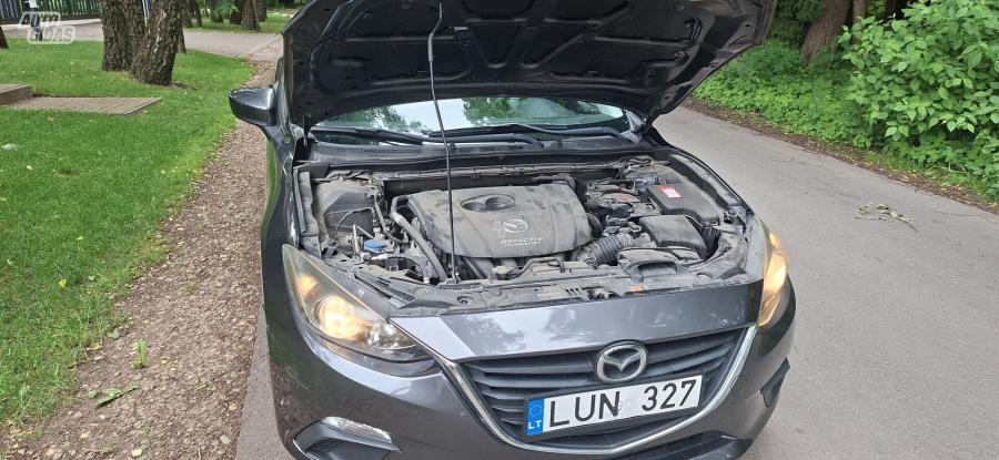 Grey Mazda 3 2014 in Vilnius, with an engine capacity of 2.00 L and mileage of 69 thousand km for 6000 €, photo 16 on AUTOMOTO.COM.LV