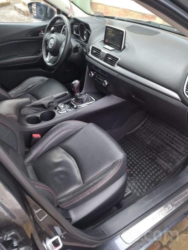 Grey Mazda 3 2014 in Riga, with an engine capacity of 2.20 L and mileage of 180 thousand km for 8790 €, photo 10 on AUTOMOTO.COM.LV